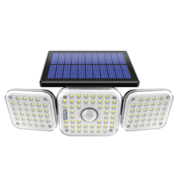 Lâmpada Led Solar Tripla – Moda Cor | Aqui Você Encontra Funcionalidade ...