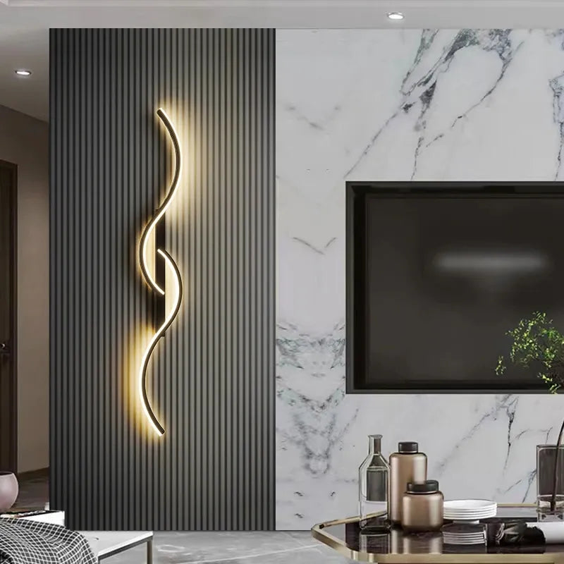 Luminária LED de Parede - Curves – Moda Cor | Aqui Você Encontra ...
